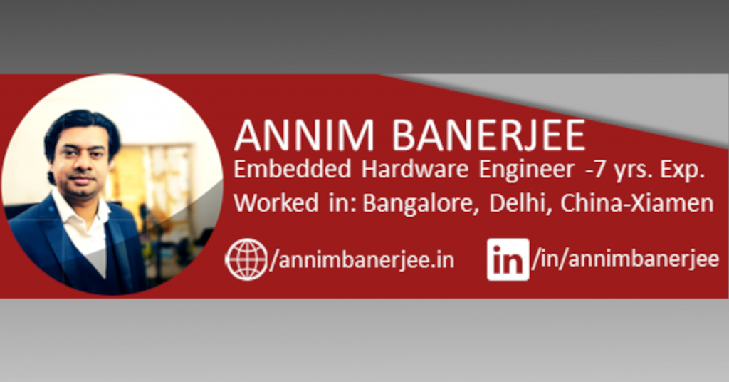 Embedded Engineering Services - Annim Banerjee's Blog